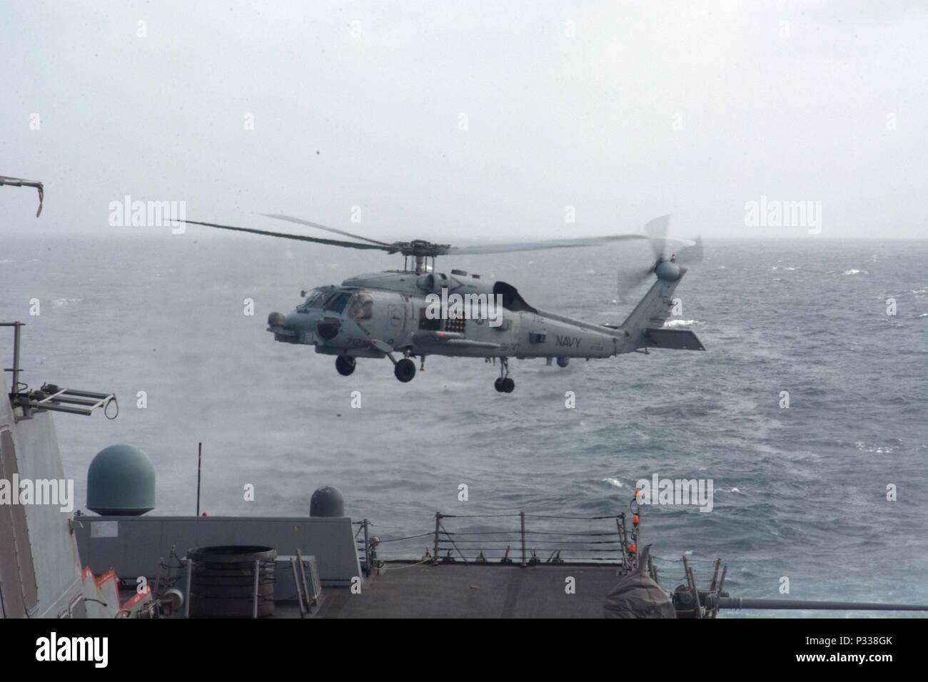 160826-N-CL027-037 ARABIAN SEA (Aug. 26, 2016) An MH-60R Sea Hawk ...