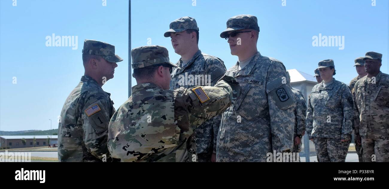 U.S. Army Pfc. Andrew Rines, a military policeman with the 253rd ...