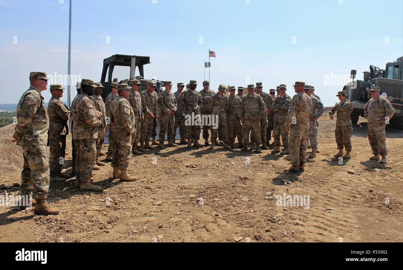 U.S. Soldiers with the 913th Engineer Company, 194th Engineer Brigade ...