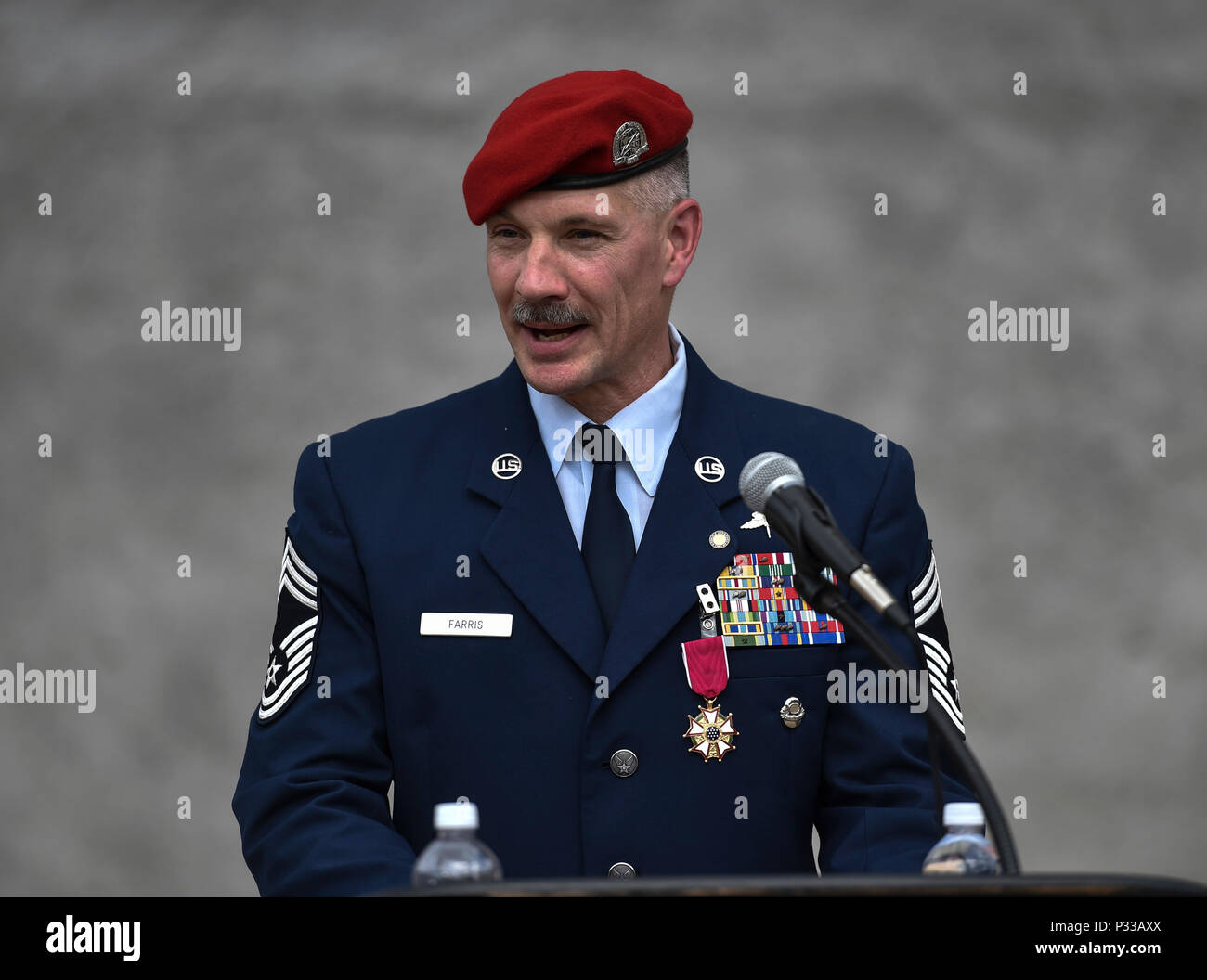 Chief Master Sgt. Marshall Farris, Headquarters Air Force combat ...