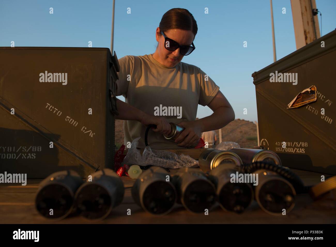 U.S. Air Force Master Sgt. Patricia Winn, 447th Expeditionary Aircraft ...