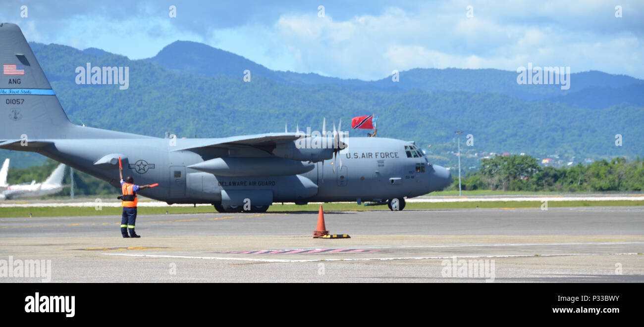 Trinidad and tobago defence force air guard hi-res stock photography ...