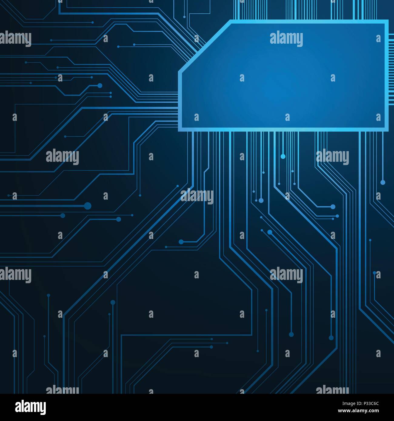 The design of electronic circuits is complex Stock Vector Image & Art ...