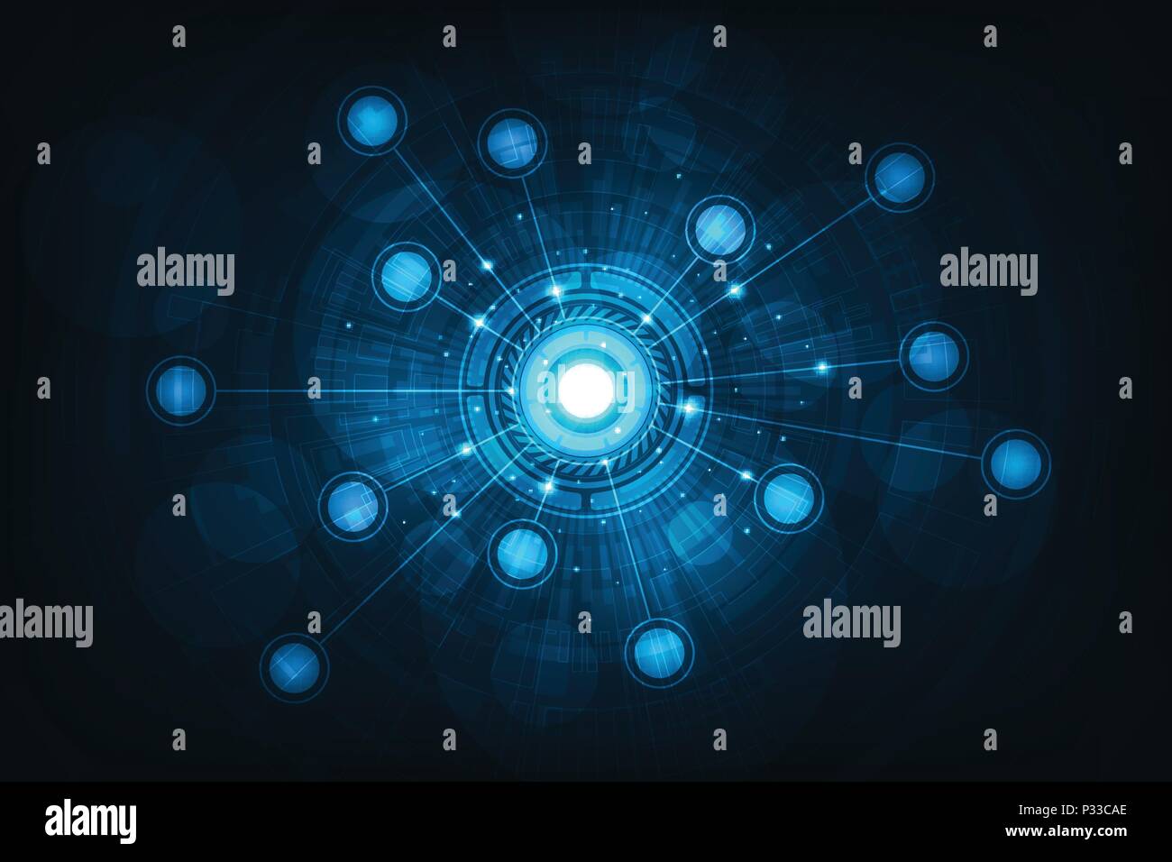 Network graphic Stock Vector Images - Alamy