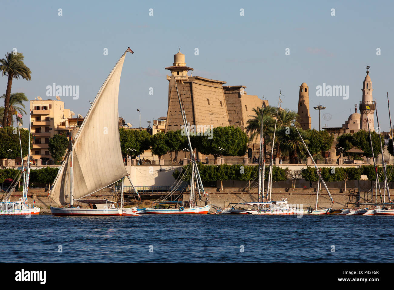 Luxor Faluca 4 Stock Photo - Alamy