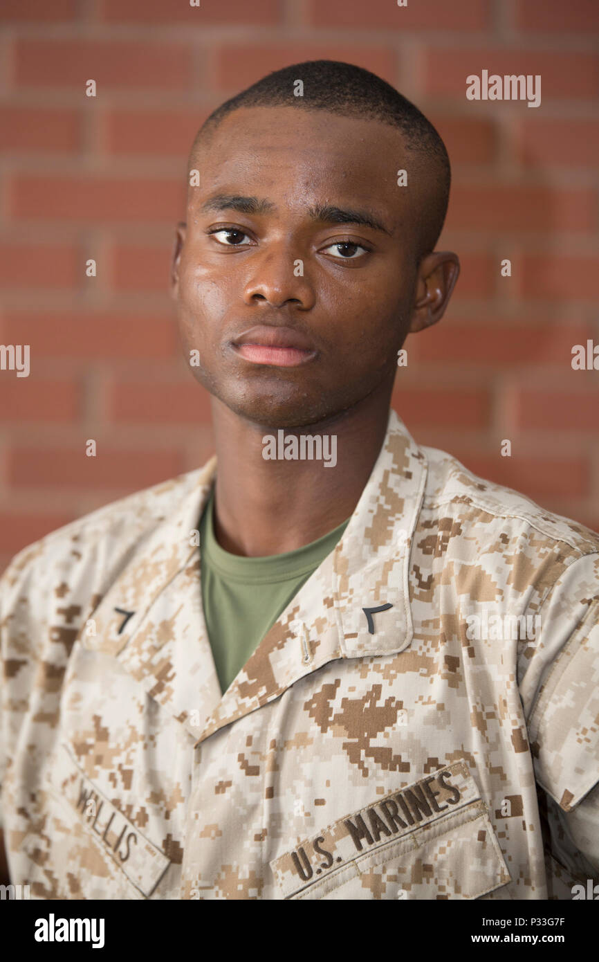 Pfc. Ika D. Willis, Platoon 3069, India Company, 3rd Recruit Training ...