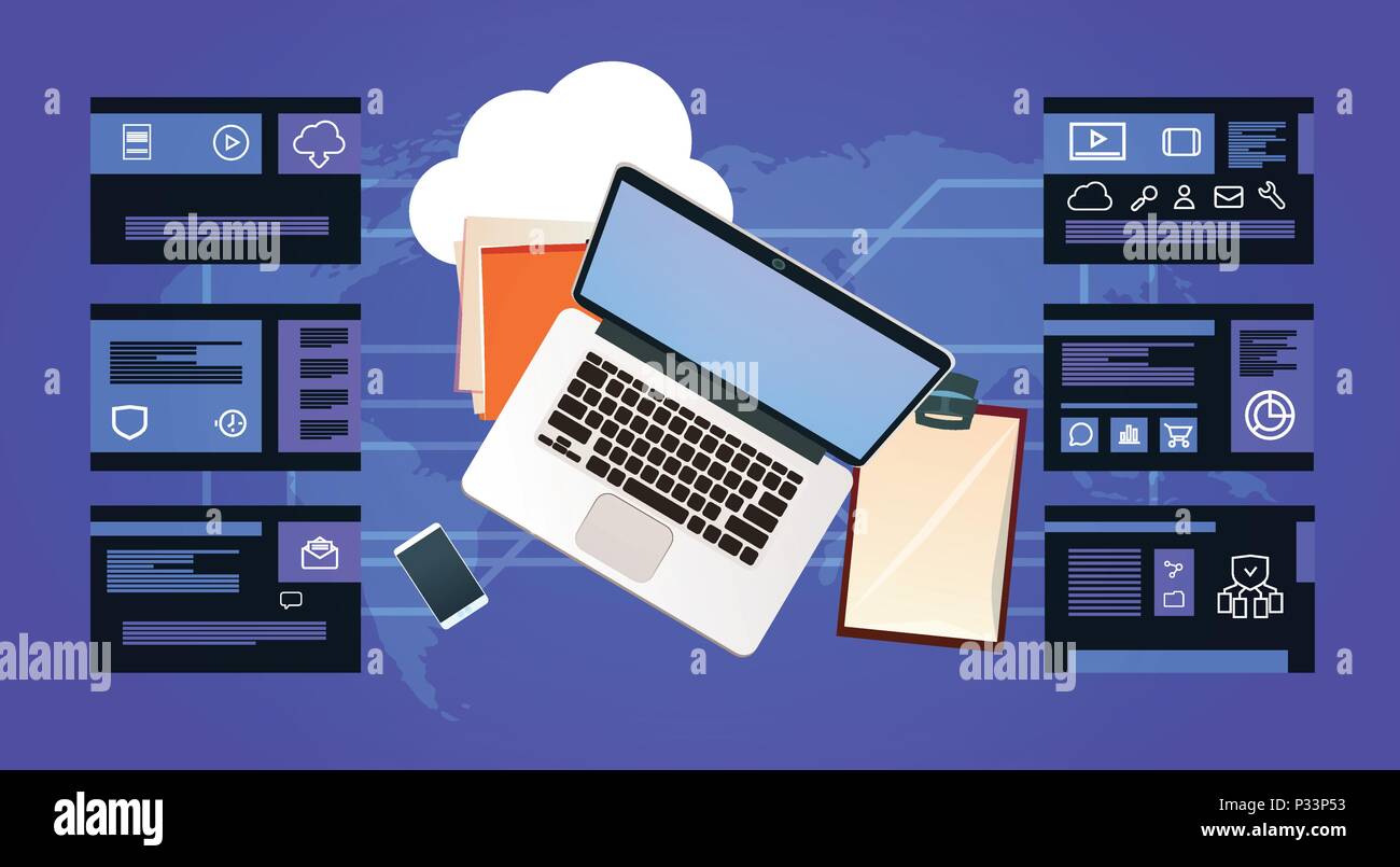 Diagnostic equipment rack Stock Vector Images - Alamy