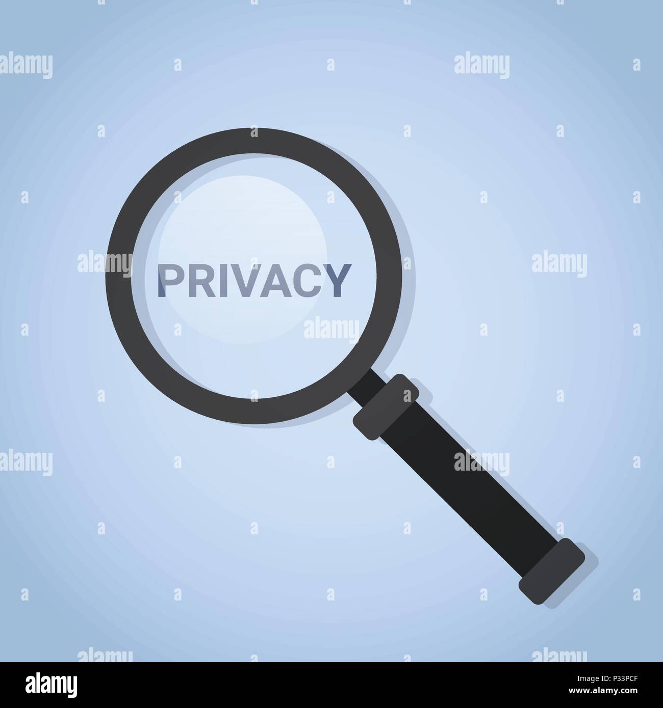 zoom GDPR data privacy on blue background network protection of ...