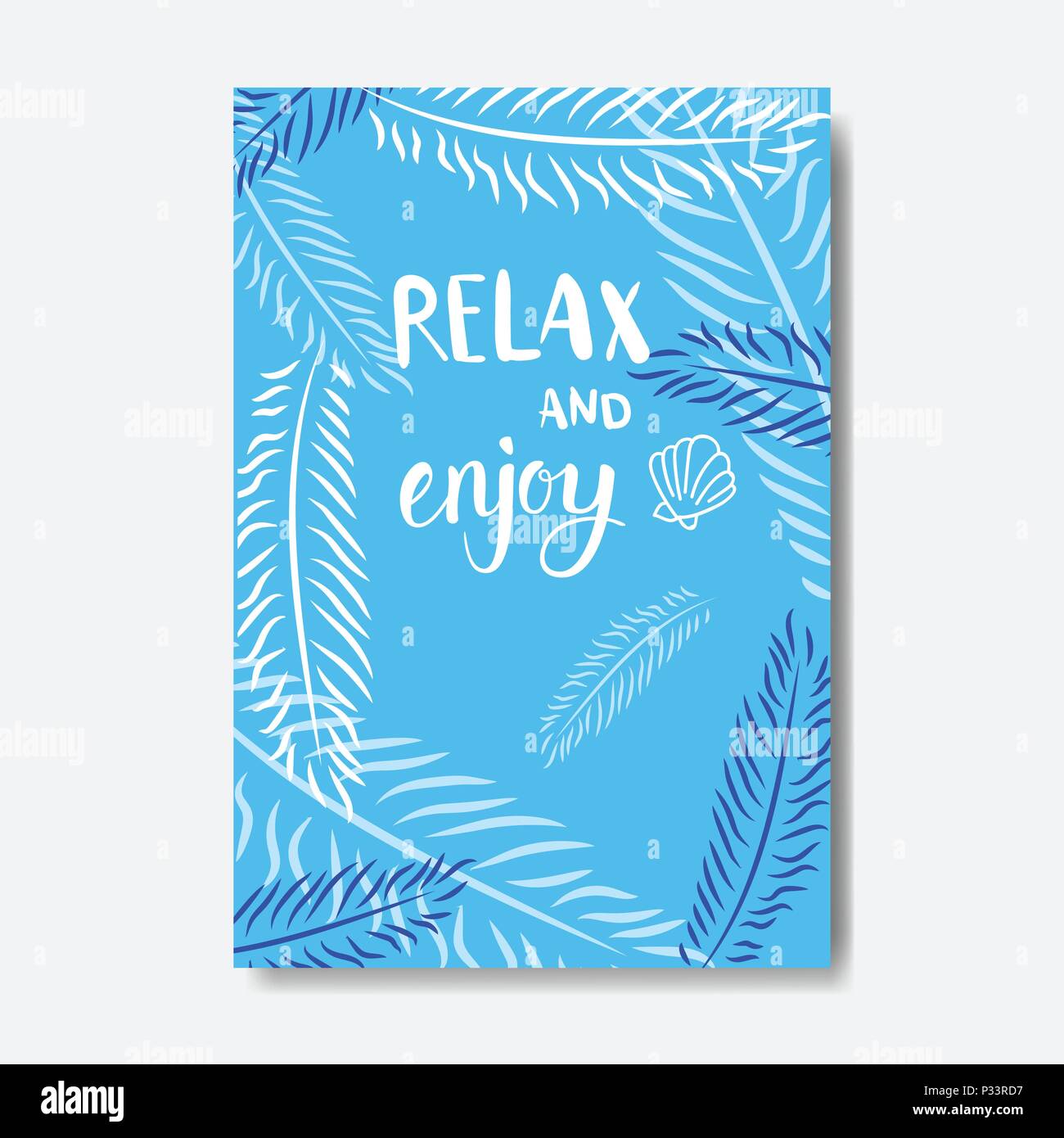 relax enjoy badge Isolated Typographic Design Label. Season Holidays ...
