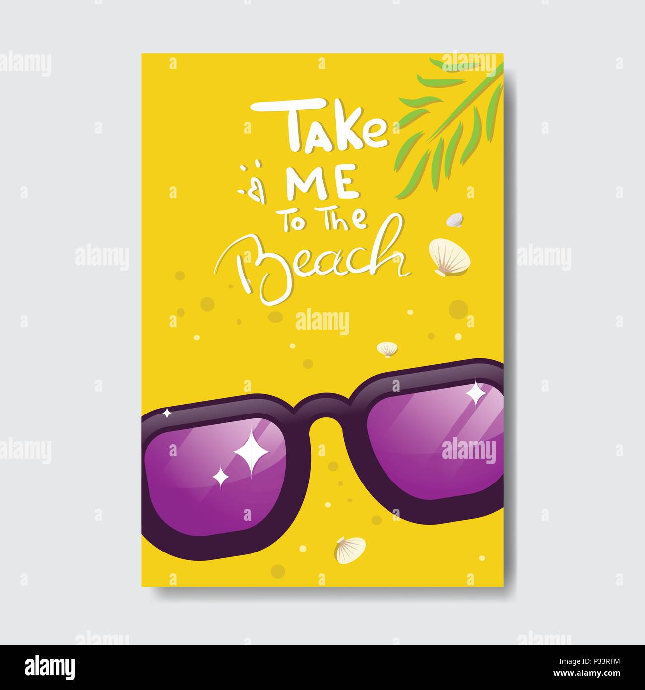 sunny beach badge Isolated Typographic Design Label. Season Holidays ...