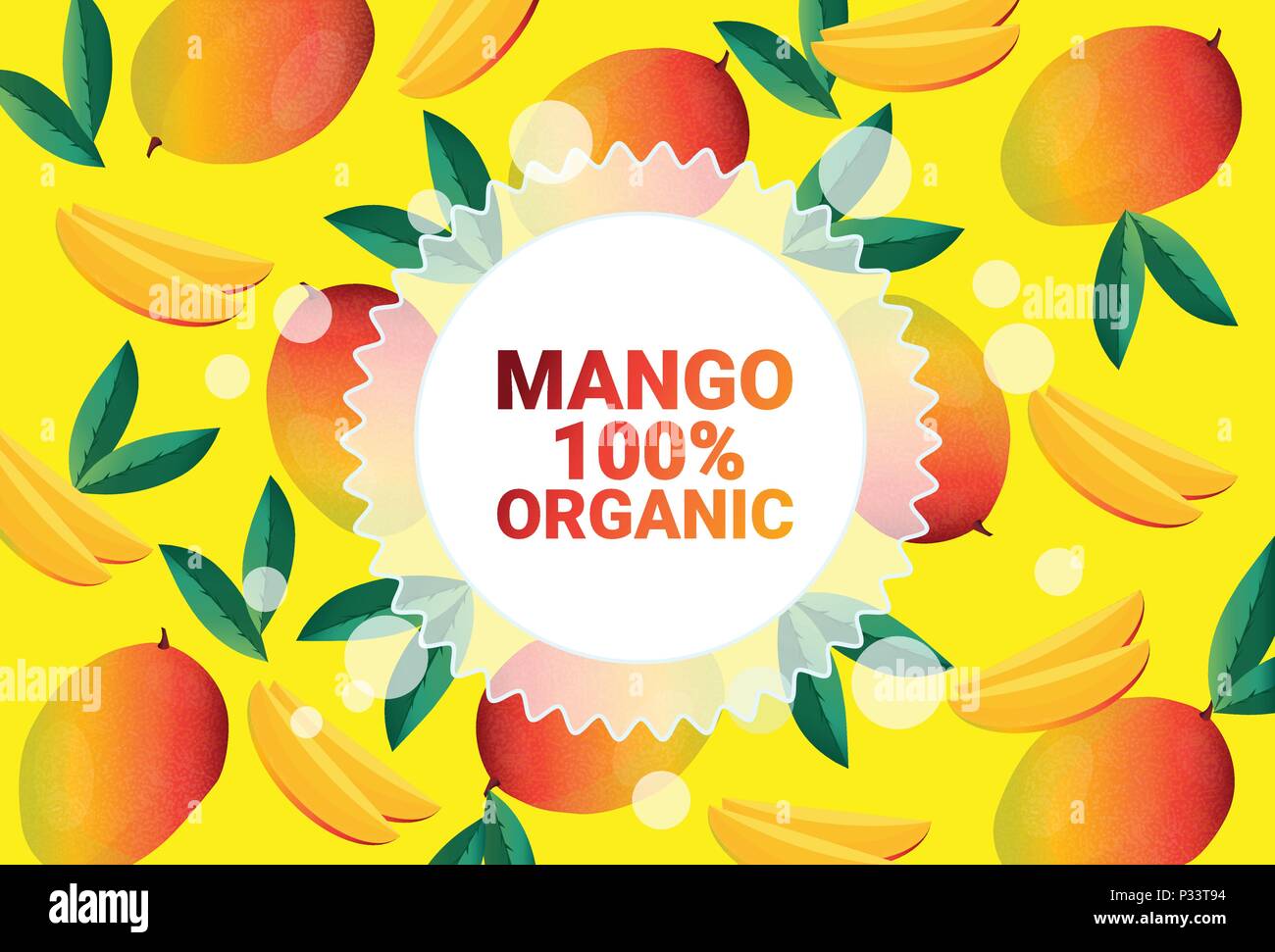 Mango cut Stock Vector Images - Alamy
