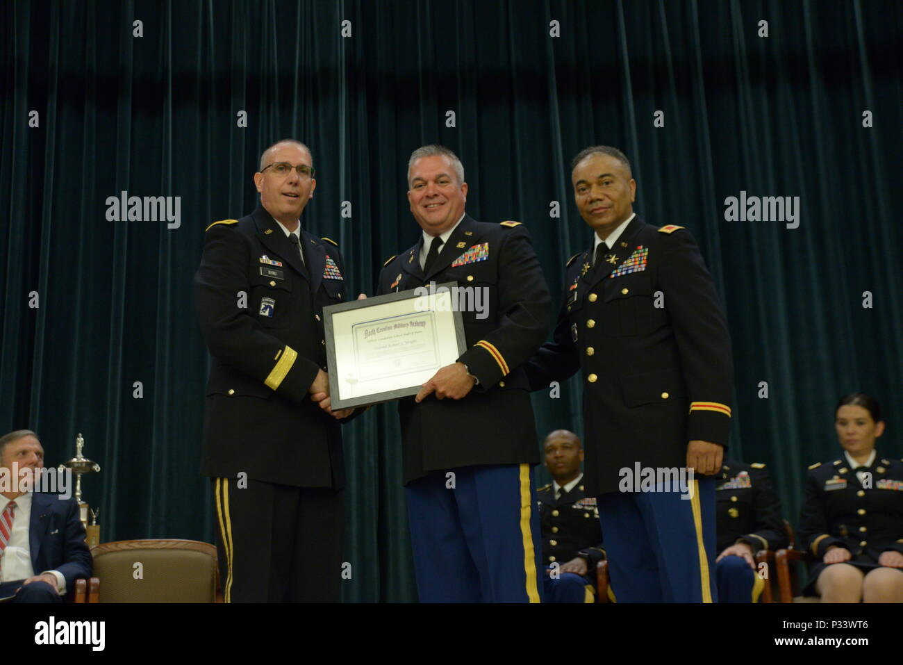 U.S. Army Col. Robert Wright, the 113th Sustainment Brigade commander ...