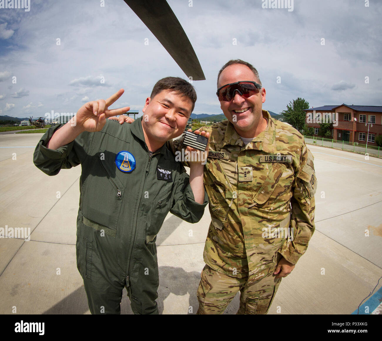 U.S. Army Chief Warrant Officer 3 Jason Richards, an OH-58D Kiowa ...
