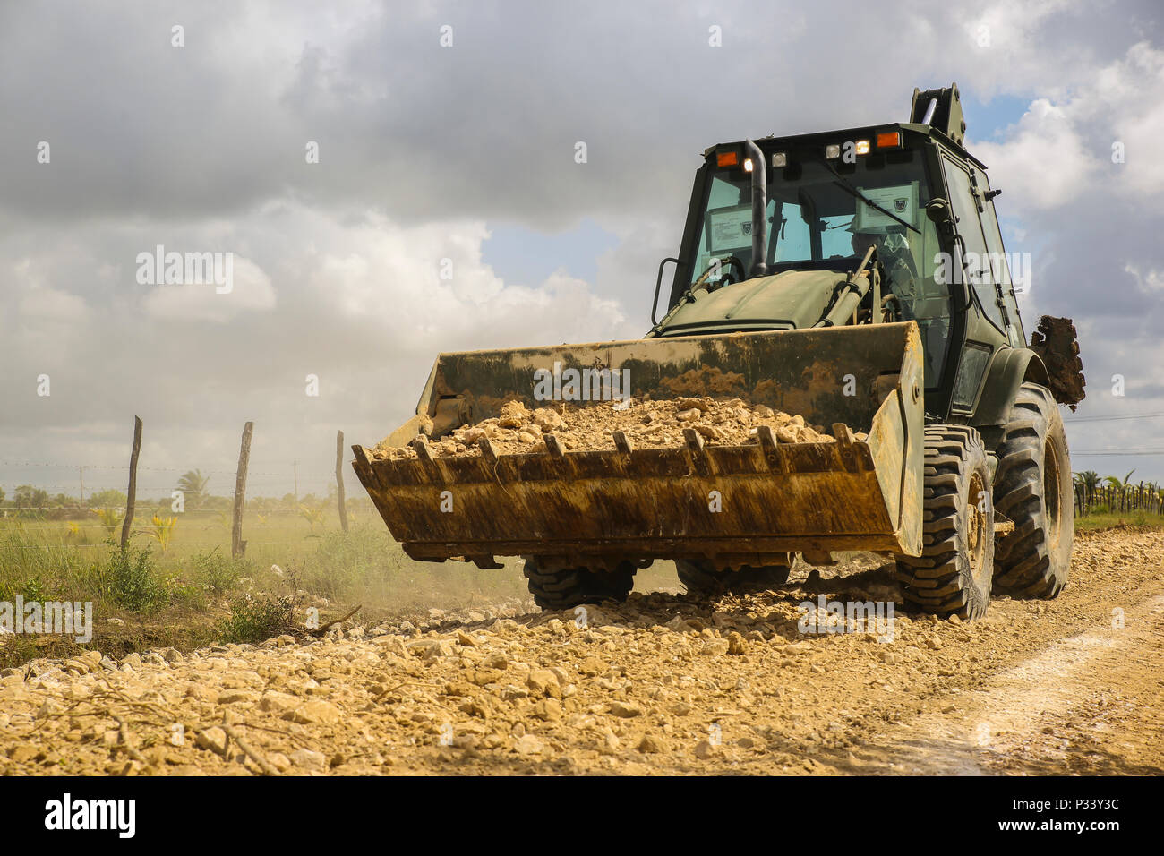 A U.S. Marine with Marine Wing Support Detachment 31, in support of ...