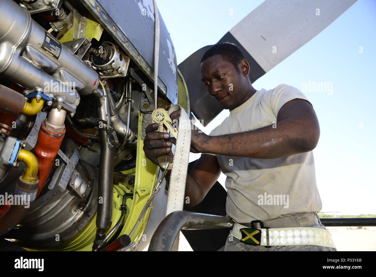 U.S. Air Force Senior Airman George Thompson, 755th Aircraft ...