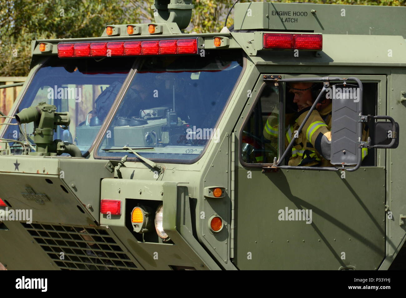 U.S. Army Spc. Grant Gentry, a firefighter (12M military occupational ...