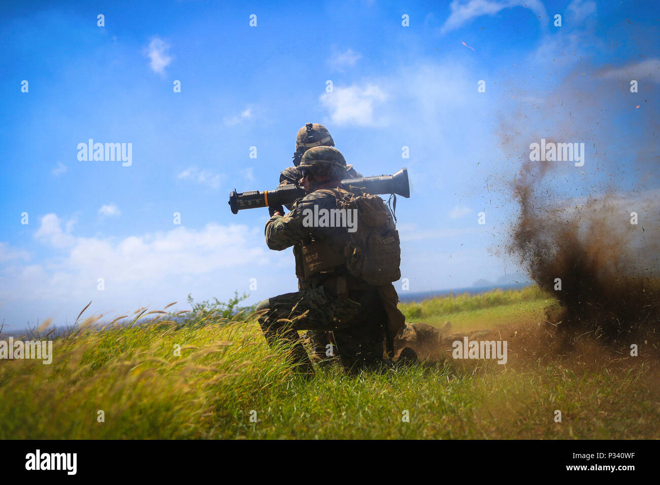 U.S. Marine Corps Cpl. Tanner Johnston, rifleman with 3rd Battalion ...