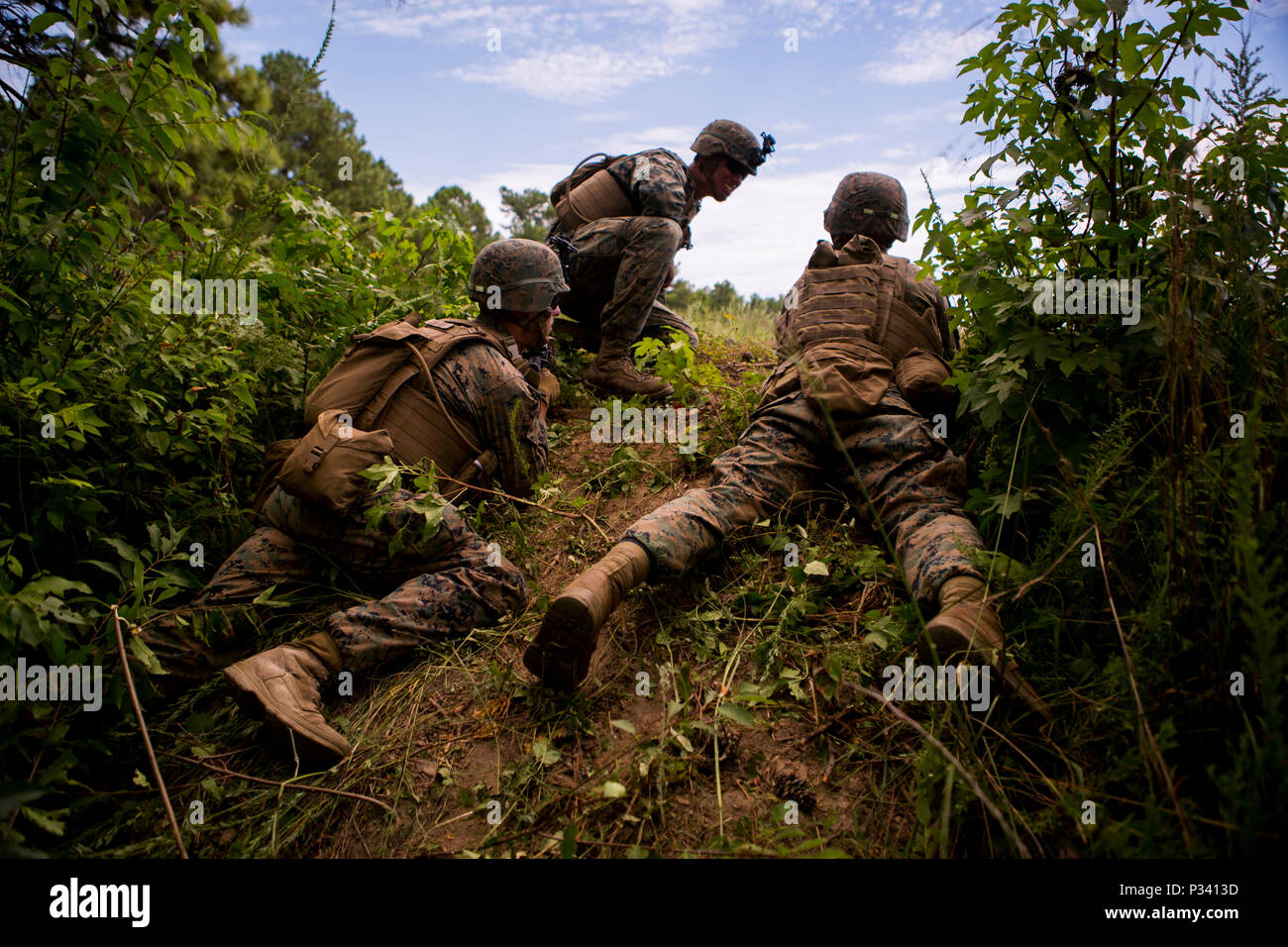 U.S. Marines with 2nd Light Armored Reconnaissance Battalion, Bravo ...