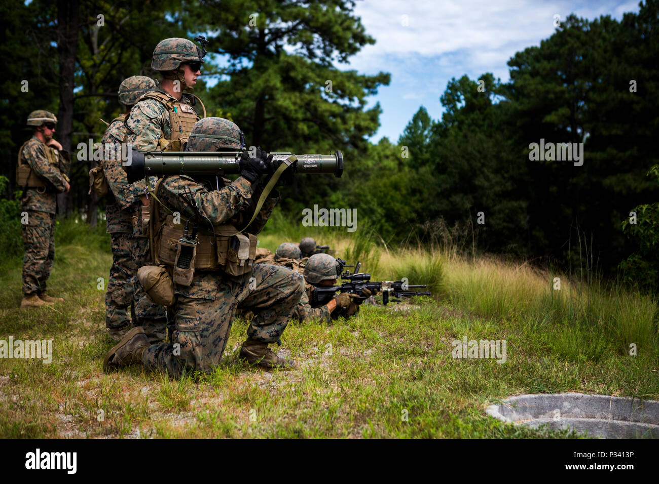 U.S. Marines with 2nd Light Armored Reconnaissance Battalion, Bravo ...