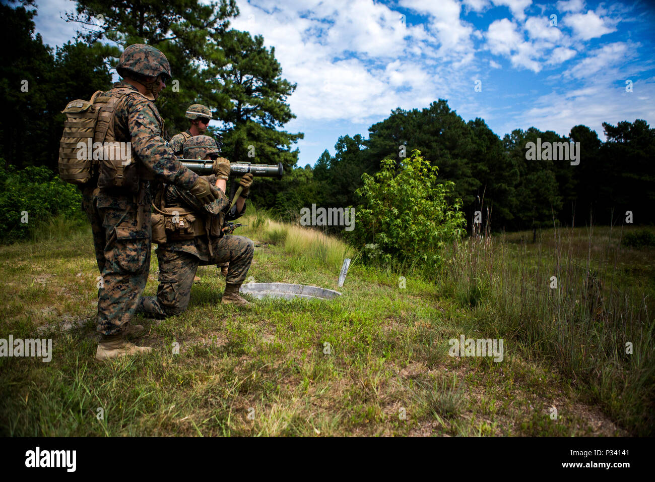 U.S. Marines with 2nd Light Armored Reconnaissance Battalion, Bravo ...