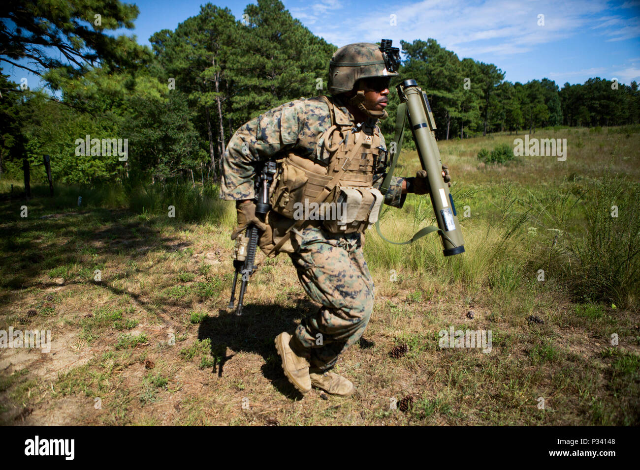 U.S. Marines with 2nd Light Armored Reconnaissance Battalion, Bravo ...