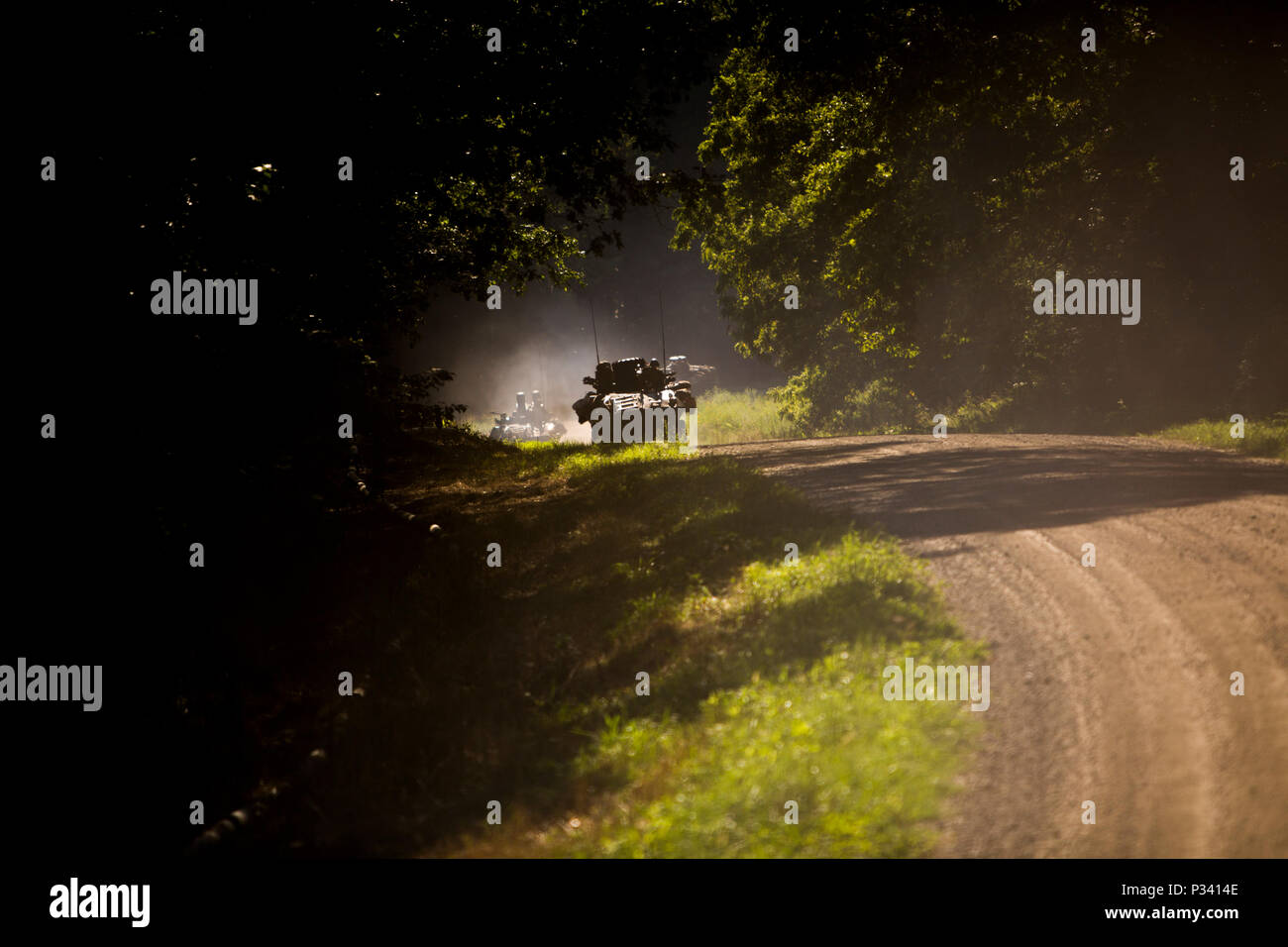 U.S. Marines with 2nd Light Armored Reconnaissance Battalion, Bravo ...