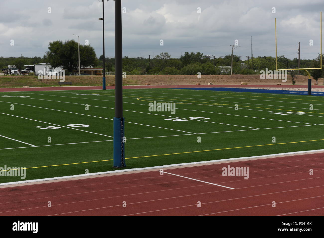 Goodfellow Air Force Base replaces football field turf Aug. 12 through ...