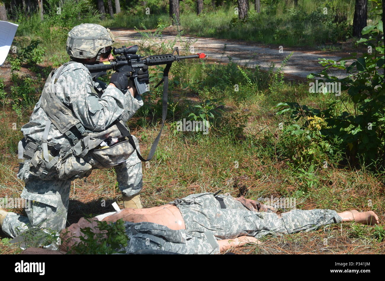 FORT BRAGG, N.C. - 1st Lt. Brandon Hillis, of the 188th Brigade Support ...