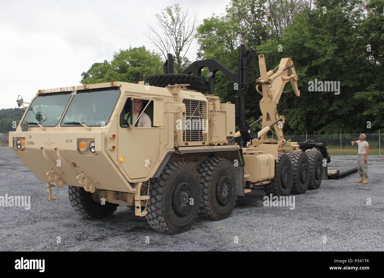 Spc. Paul Paluba, motor transport operator, 1067th Transportation Co ...