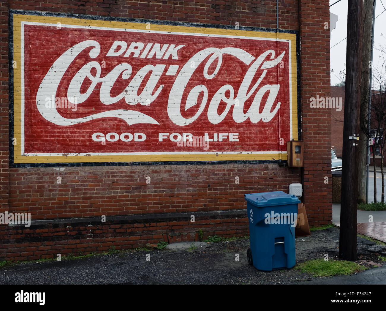 Coca cola wall art hi-res stock photography and images - Alamy