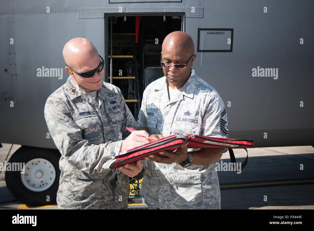 Maj. Brian Horton, 803rd Aircraft Maintenance Squadron commander and ...
