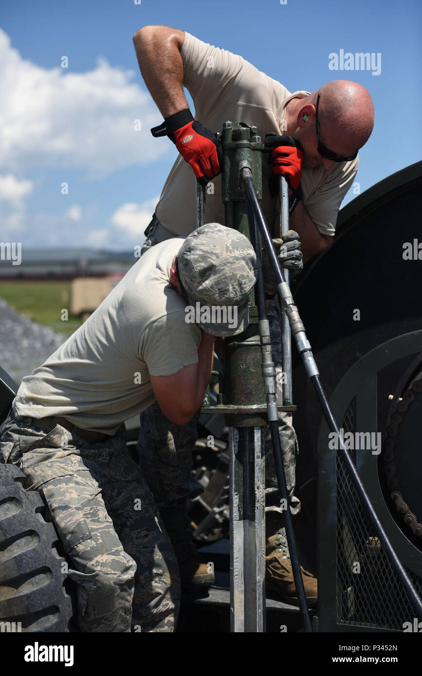 Master Sgt. Mark Hetzer, power production supervisor with the 911th ...