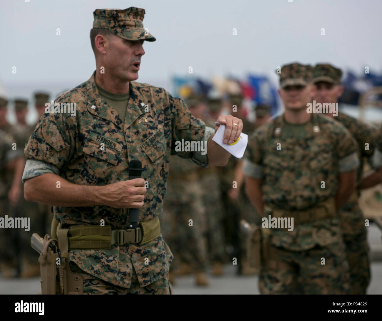 Lt. Col. Richard E. Hansen, the former commanding officer of 3rd ...