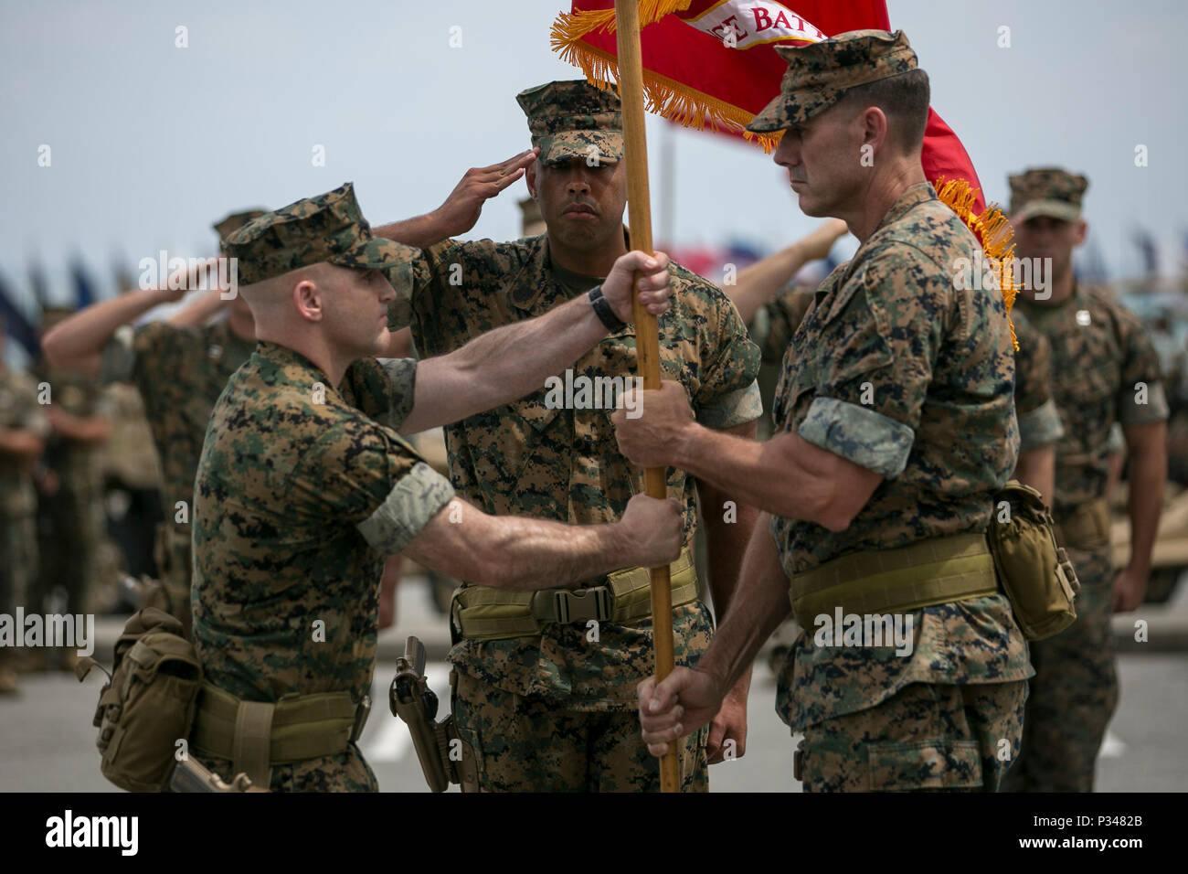 Lt. Col. Richard E. Hansen, the commanding officer of 3rd ...