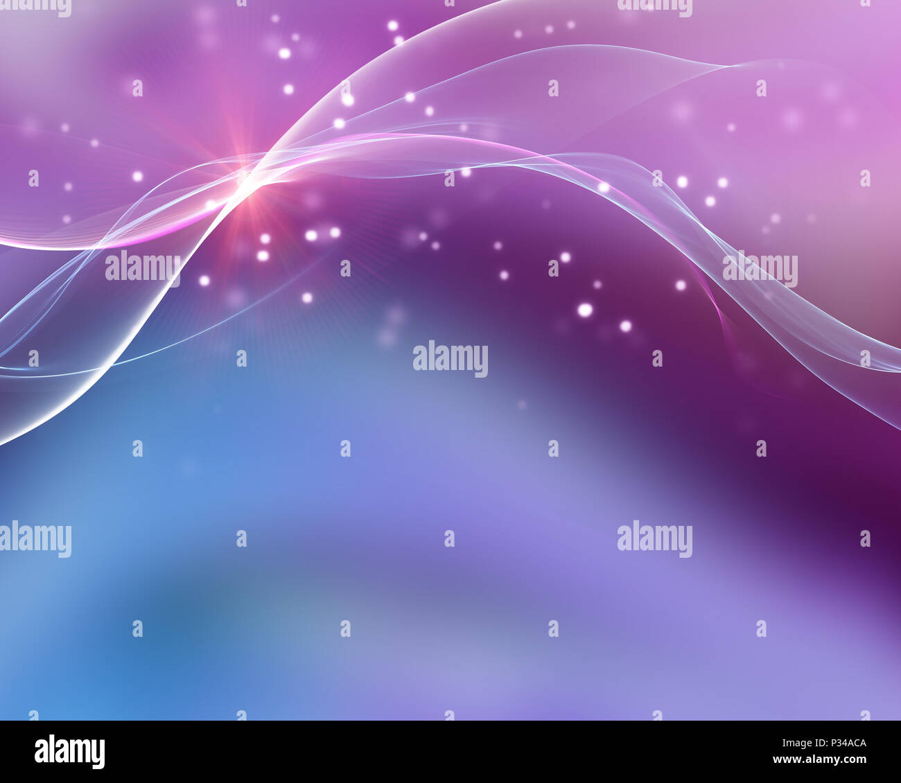 Abstract background of flowing lines and magic lights Stock Photo - Alamy