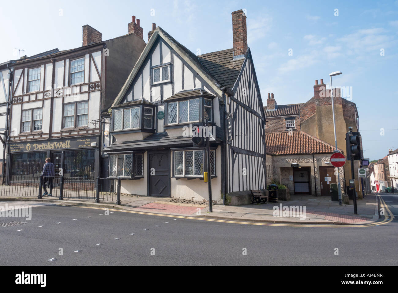 Ripon city centre Stock Photo - Alamy