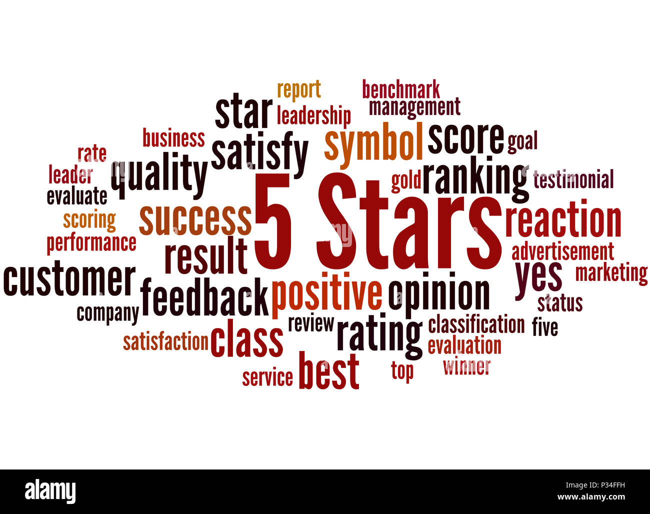 Five star review on Cut Out Stock Images & Pictures - Alamy