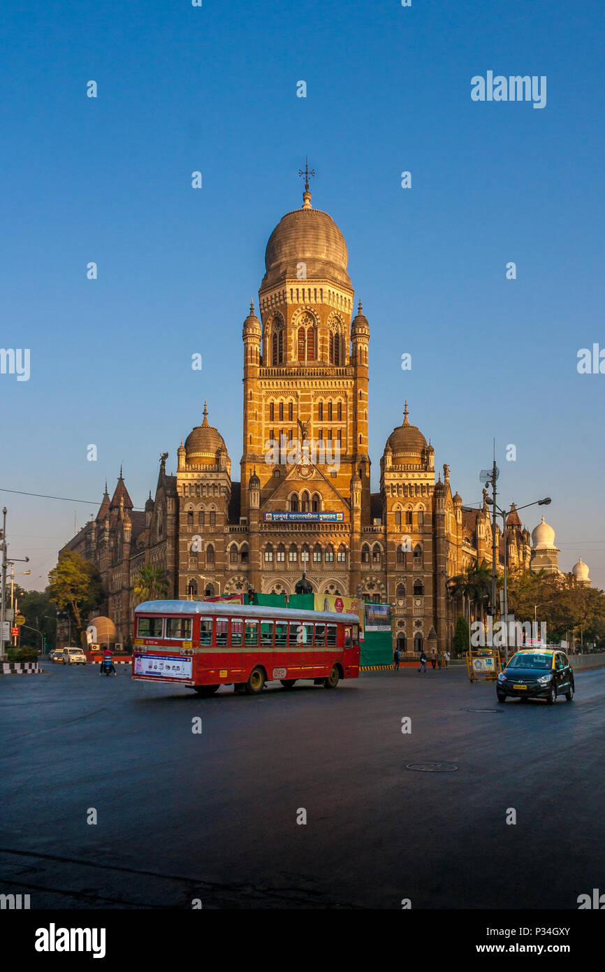 MUMBAI, INDIA - JANUARY 29, 2017 - BMC municipal building in Mumbai ...