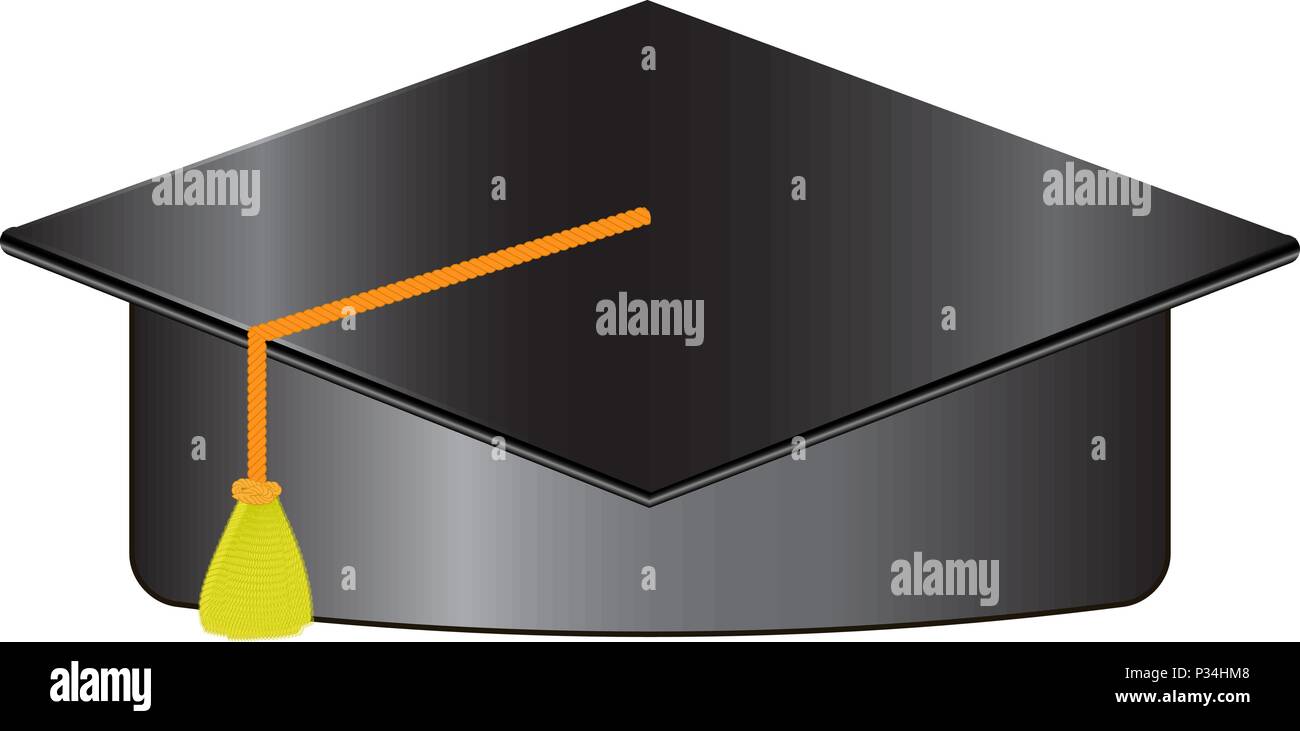 bachelor hat isolated on white background vector illustration Stock ...