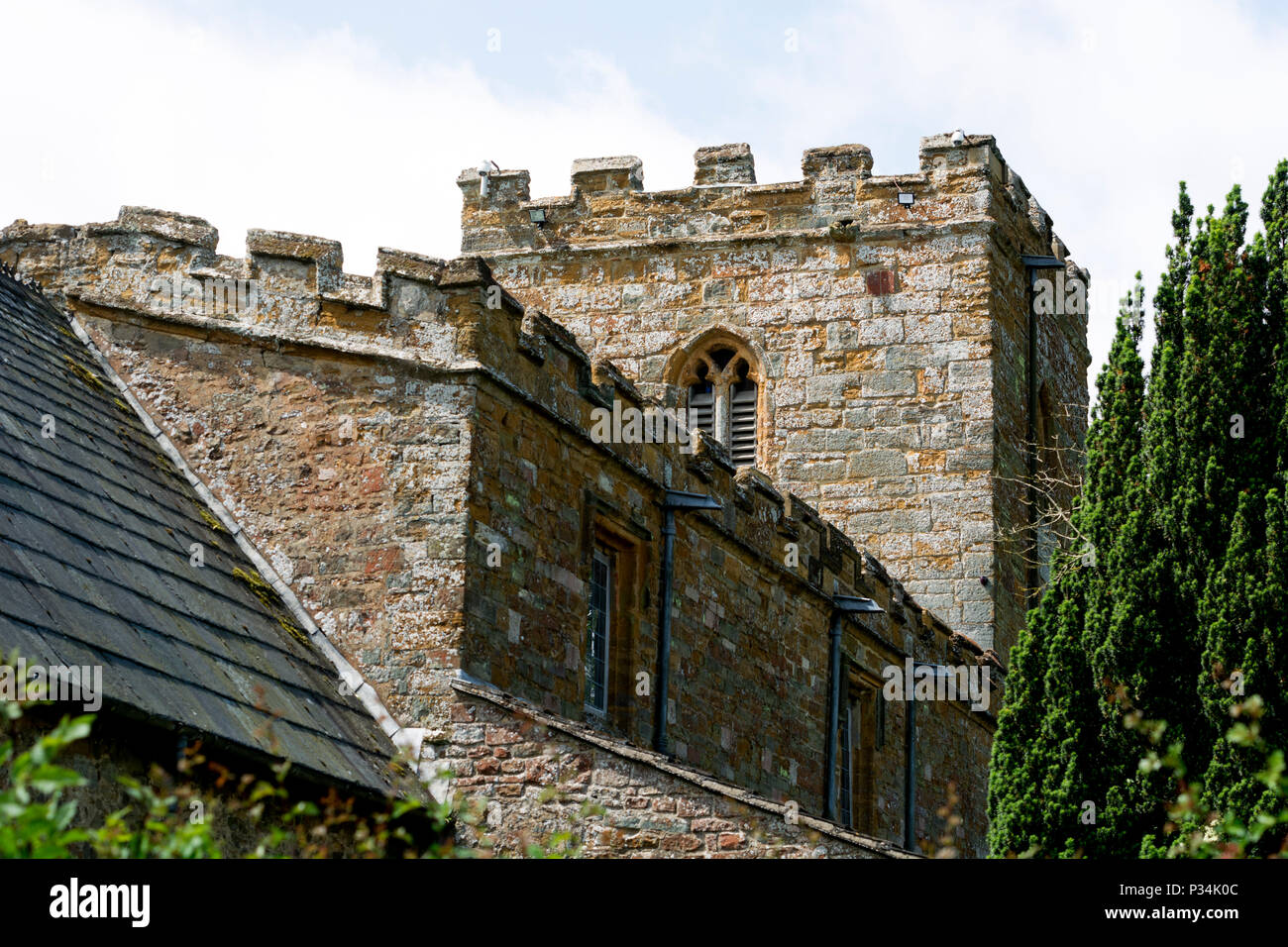 All Saints Church, Lilbourne, Northamptonshire, England, UK Stock Photo ...