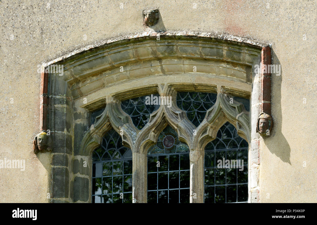 The east window, exterior view, All Saints Church, Lilbourne ...