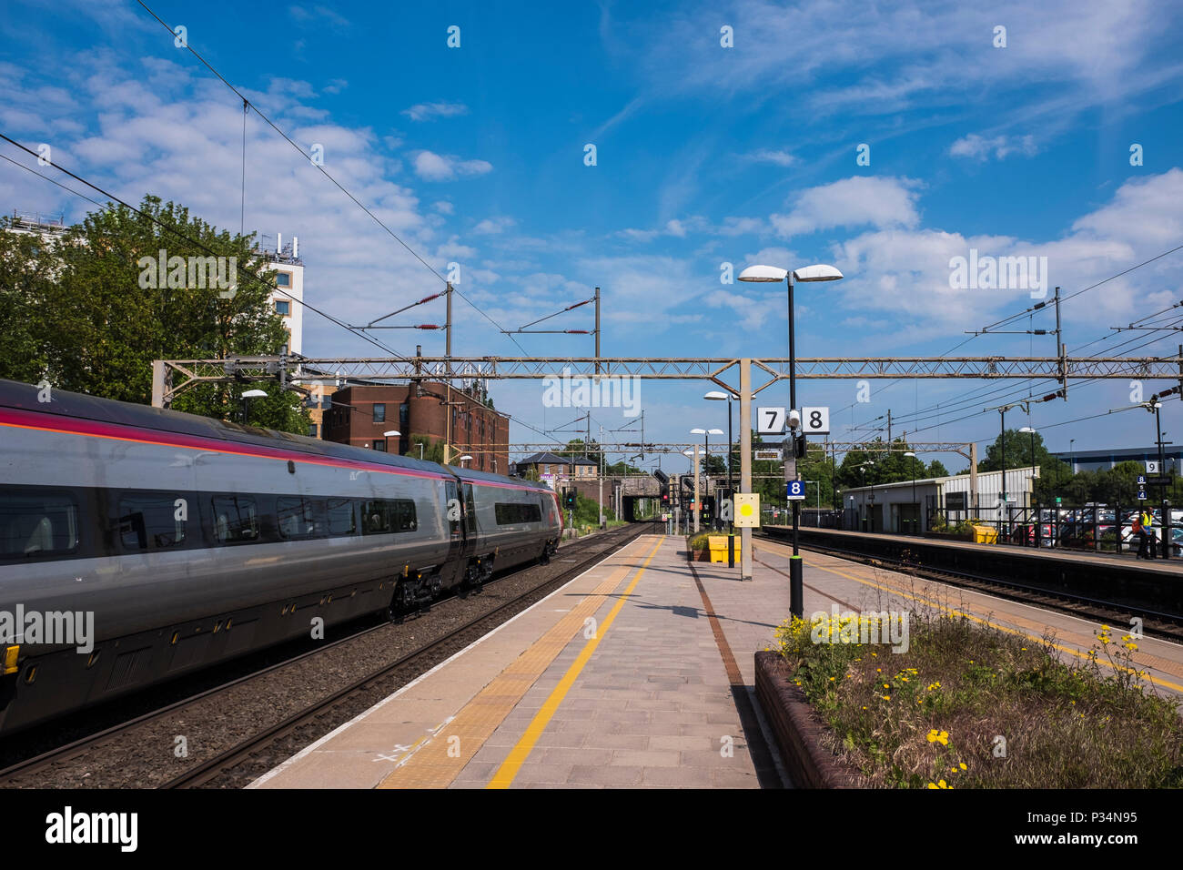 Virgin train at platform Watford Junction, Watford, Hertfordshire ...