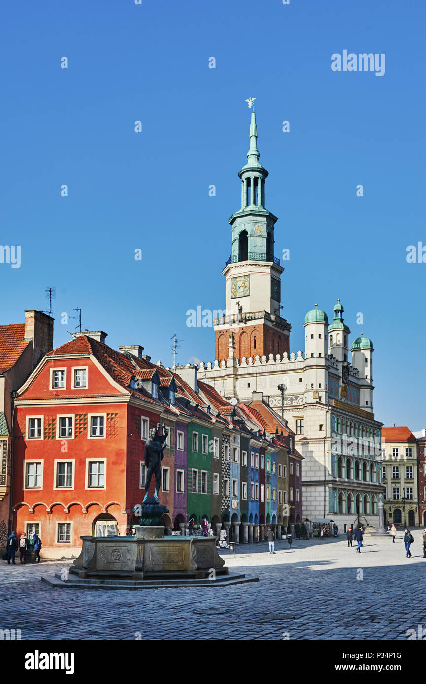 Historical town hall in Poznań Stock Photo - Alamy