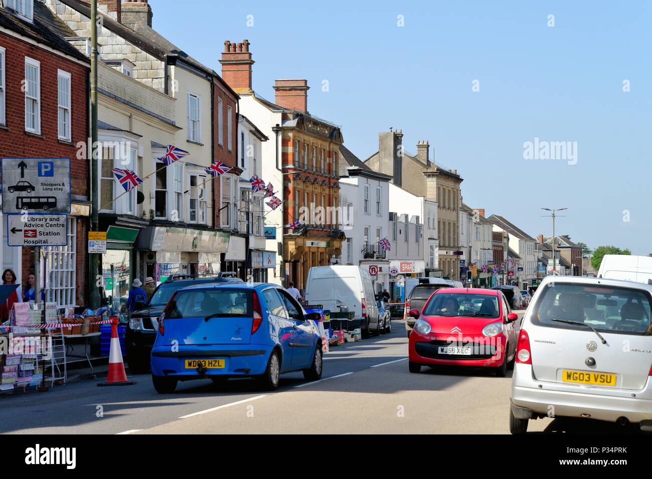 Market day honiton devon uk hi-res stock photography and images - Alamy