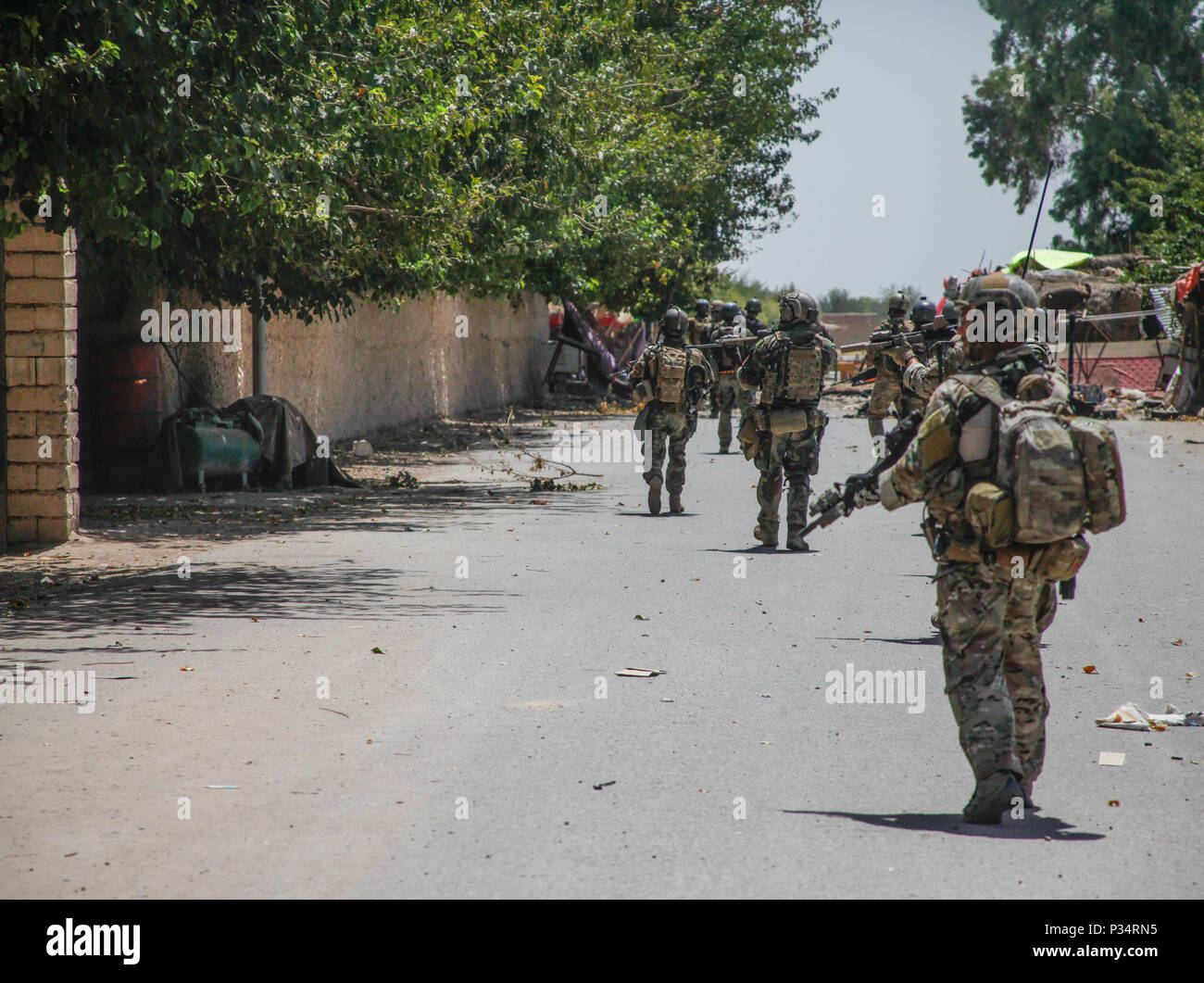U.S. Special Forces Soldiers, attached to Special Operations Task Force ...