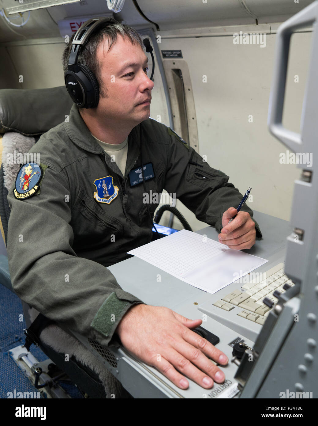 U.S. Air Force Tech. Sgt. John Healton, an airborne intelligence ...