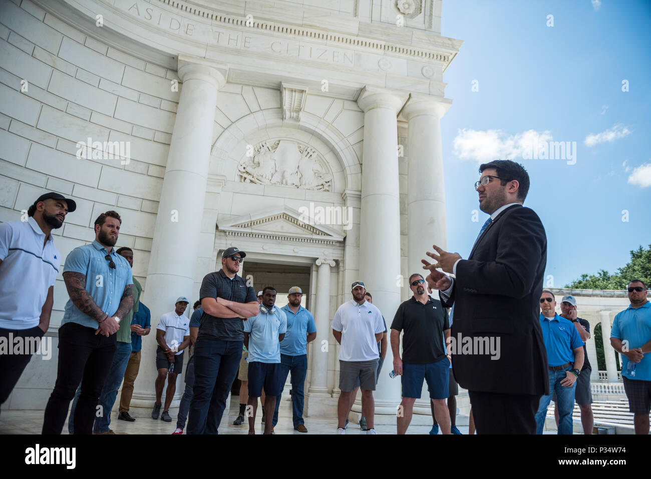 Ken Marciano (right), lead cemetery representatives, Interment Services ...
