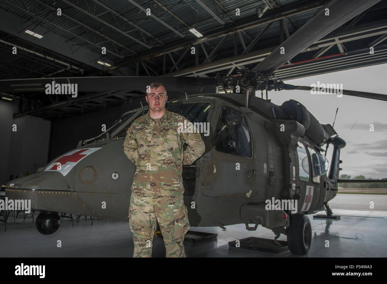 U.S. Army Sgt. Devin Johnson poses for a photograph for "Meet Your ...