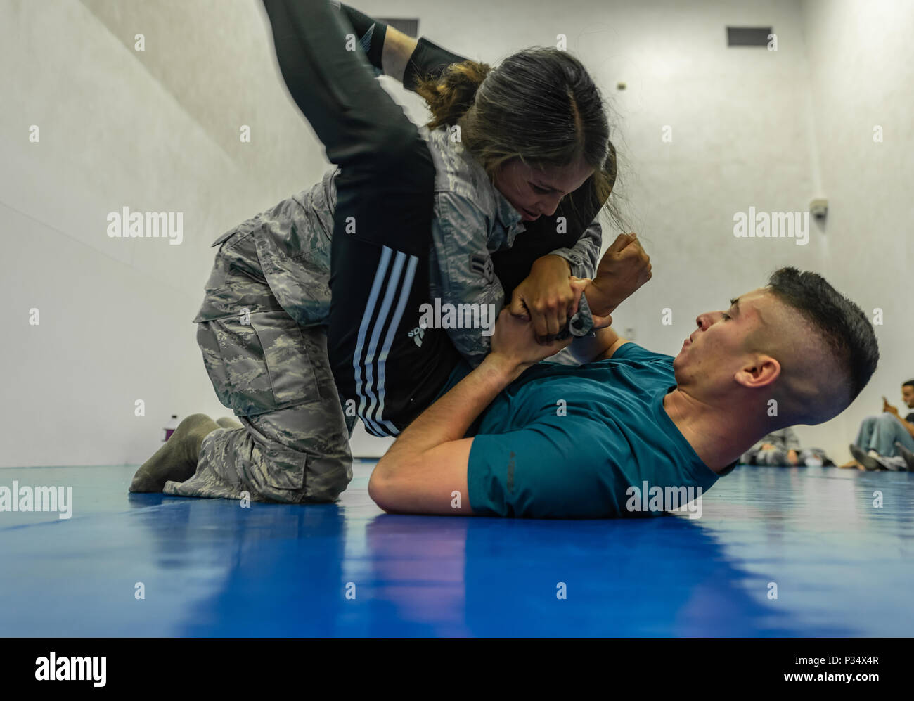 U.S. Air Force Airman 1st Class Cynthia Sanchez, and Airman George Eck ...