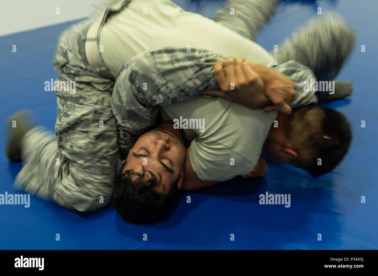 U.S. Air Force Airman 1st Class Abraham Castro, and Airman 1st Class ...